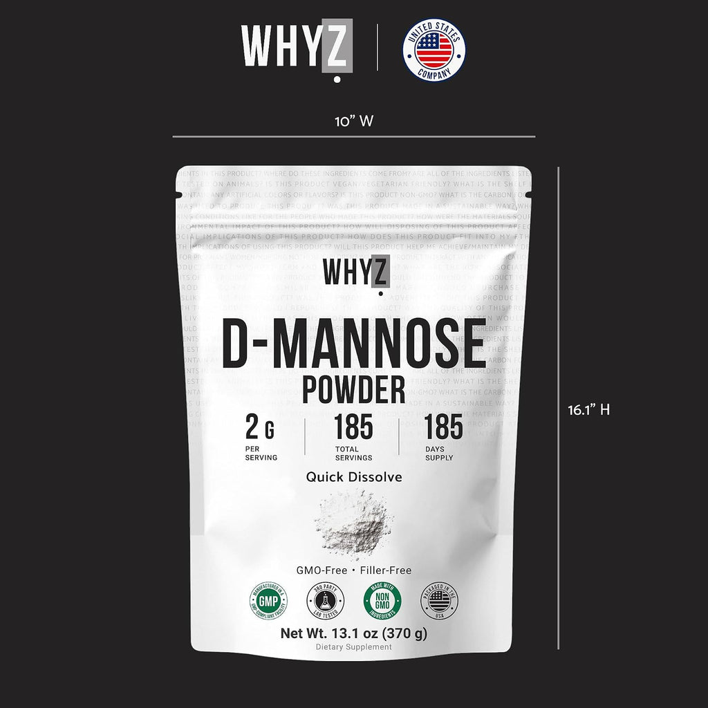 Easy mix D-Mannose powder supplement
