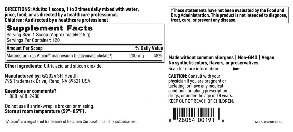 easy-mix magnesium powder for daily use