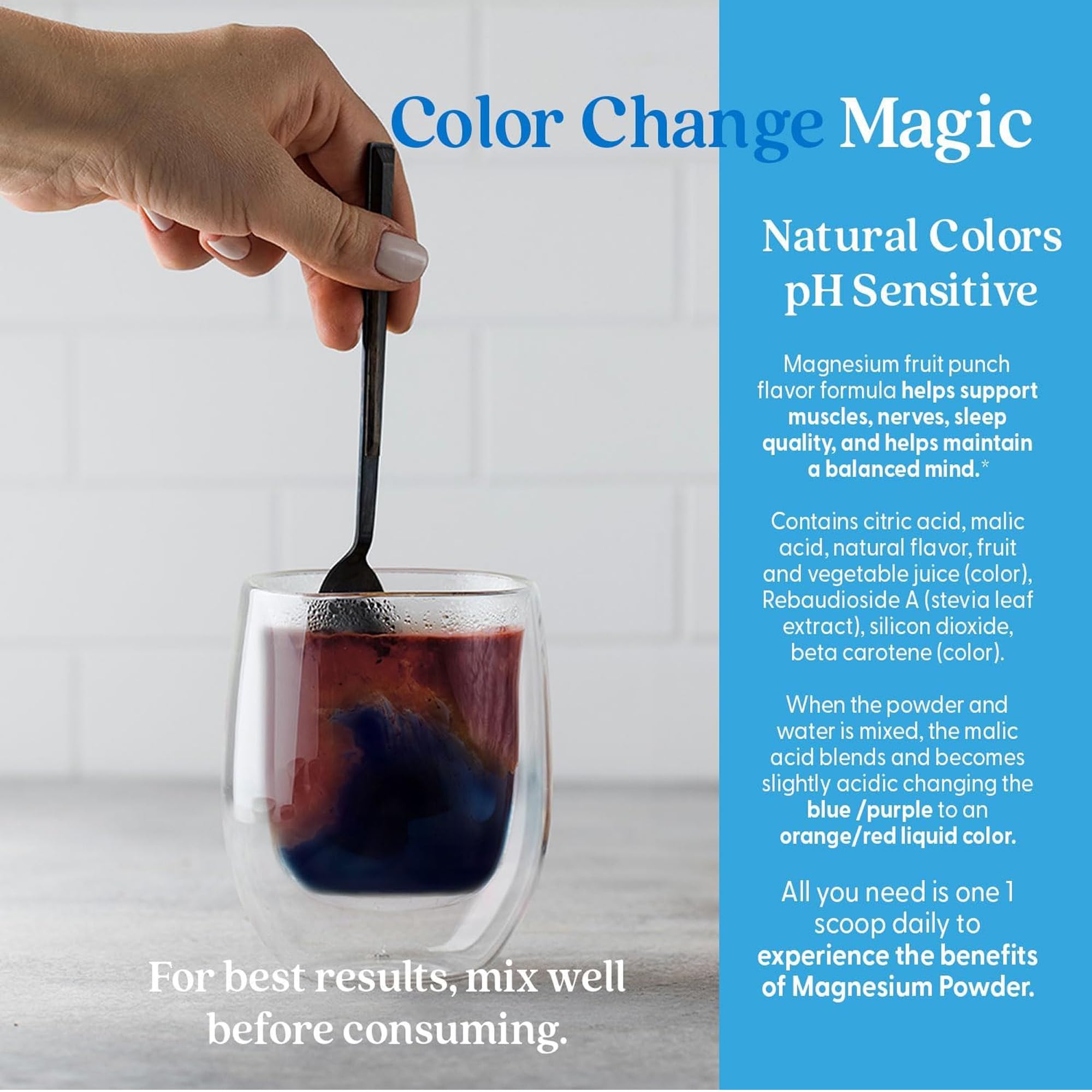 easy mix magnesium powder supplement