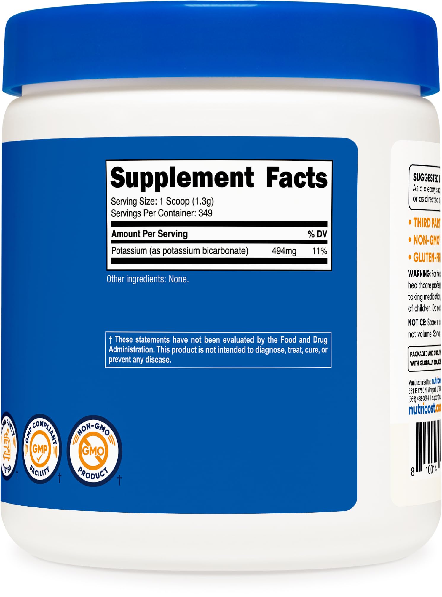 easy mix potassium supplement powder