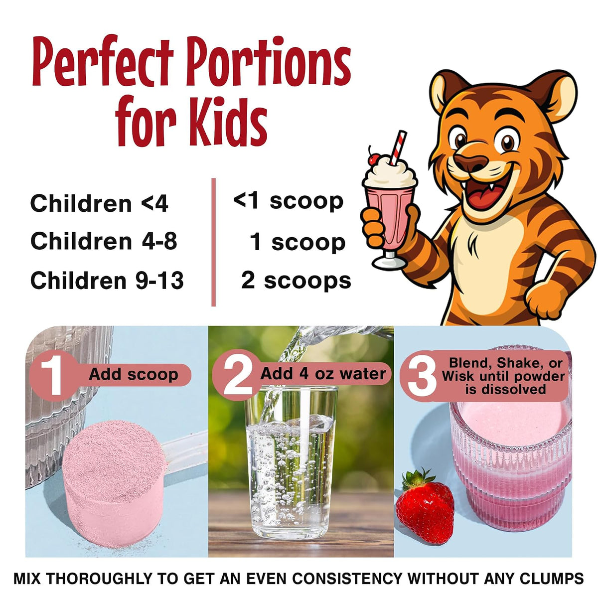 easy mix strawberry protein powder