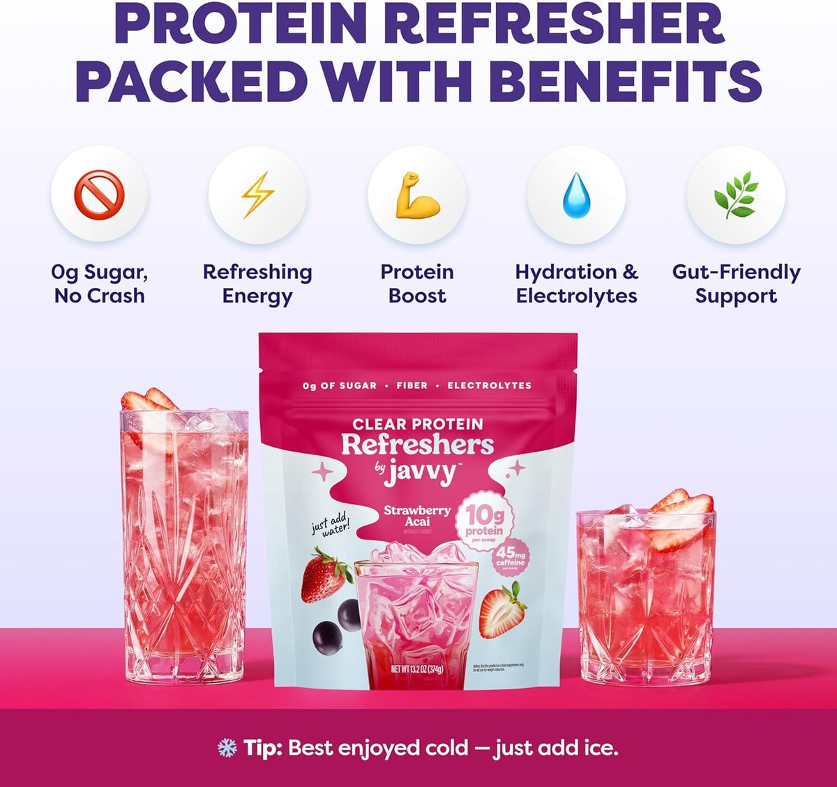 easy-mixing clear protein powder