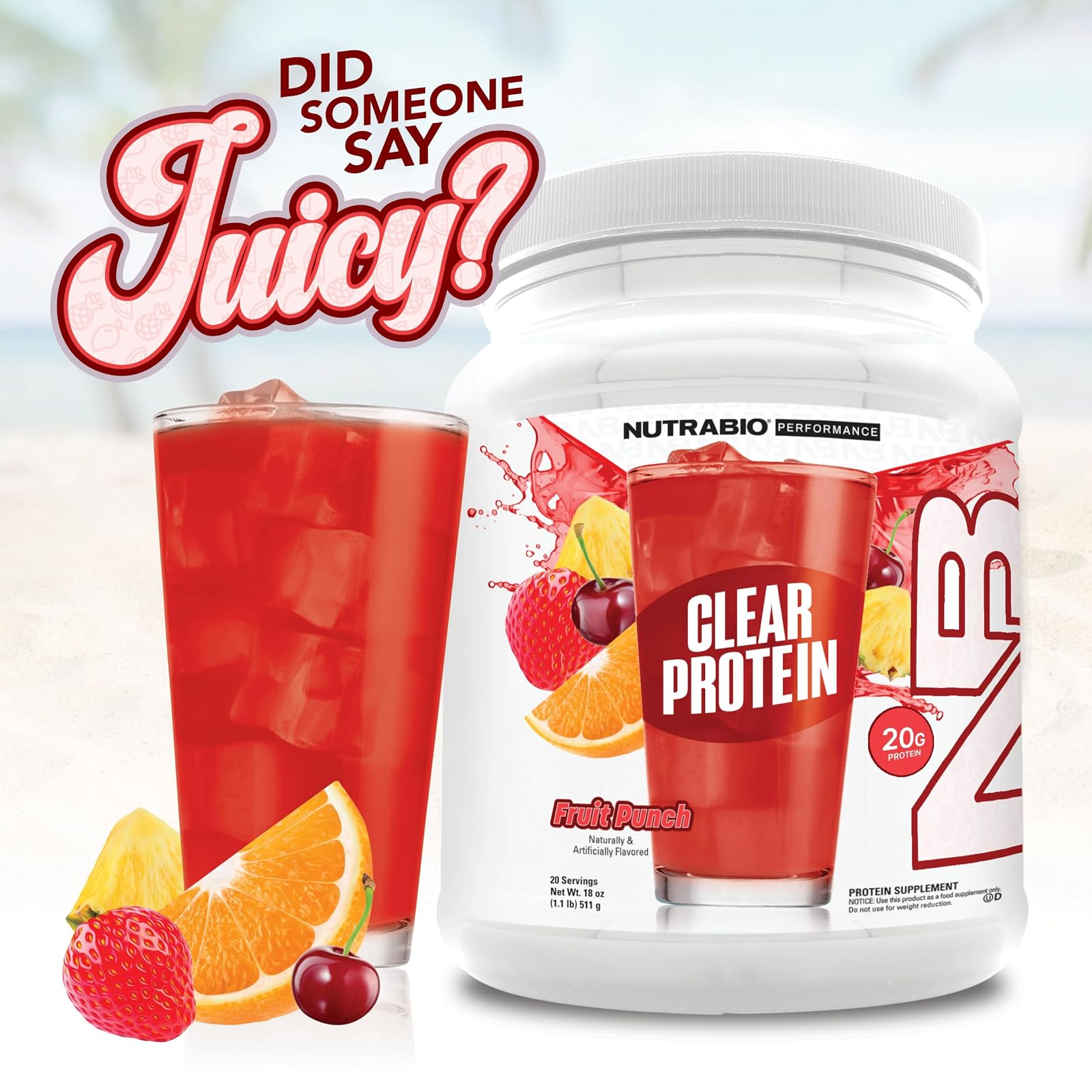 easy-mixing clear whey protein powder
