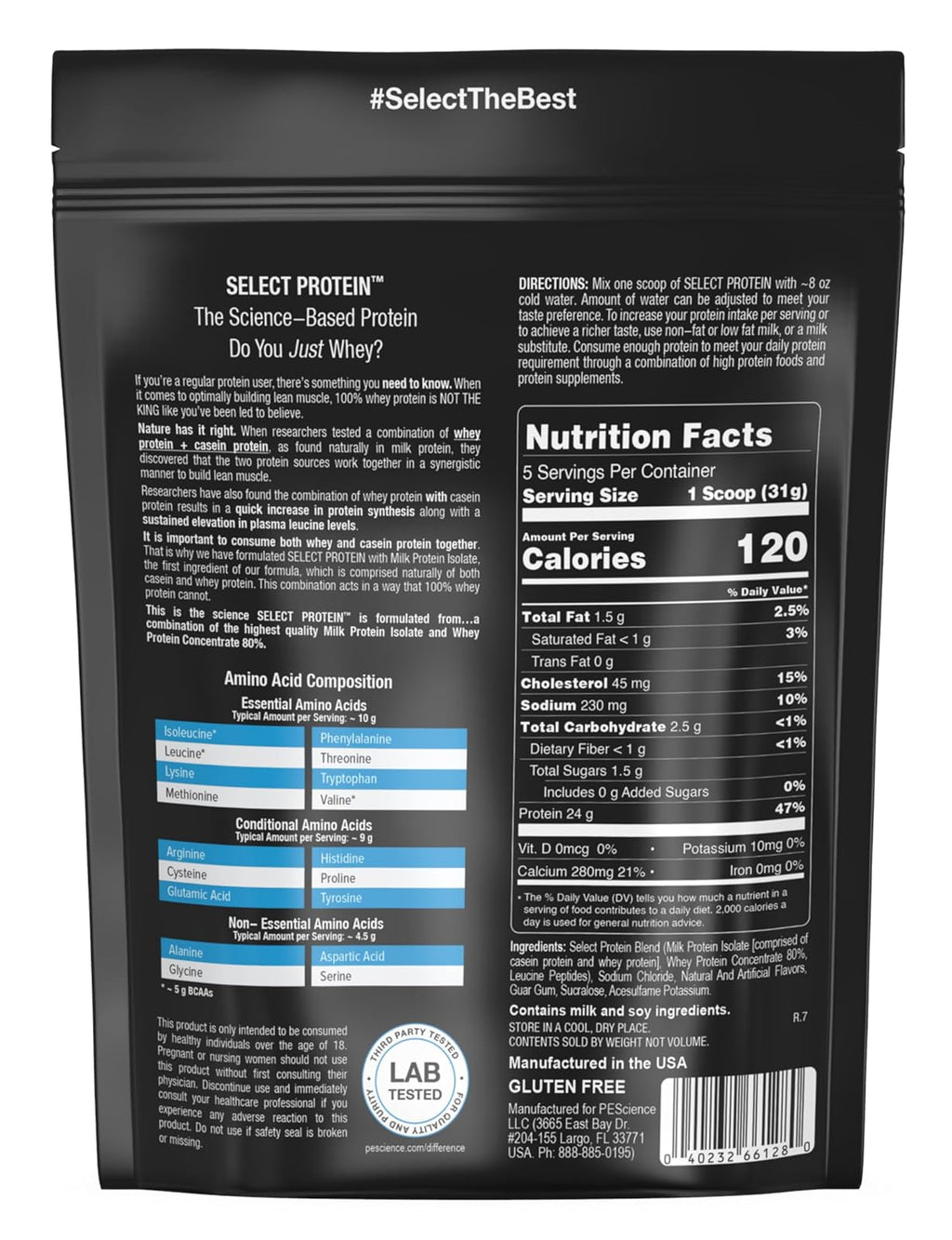 easy-mixing gourmet vanilla protein