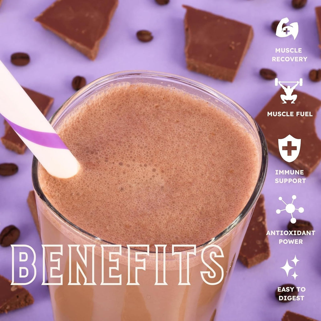 easy-mixing mocha whey protein