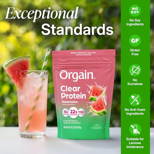 easy mixing Orgain whey protein