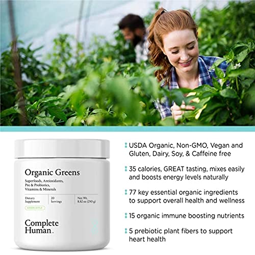 easy mixing organic greens powder