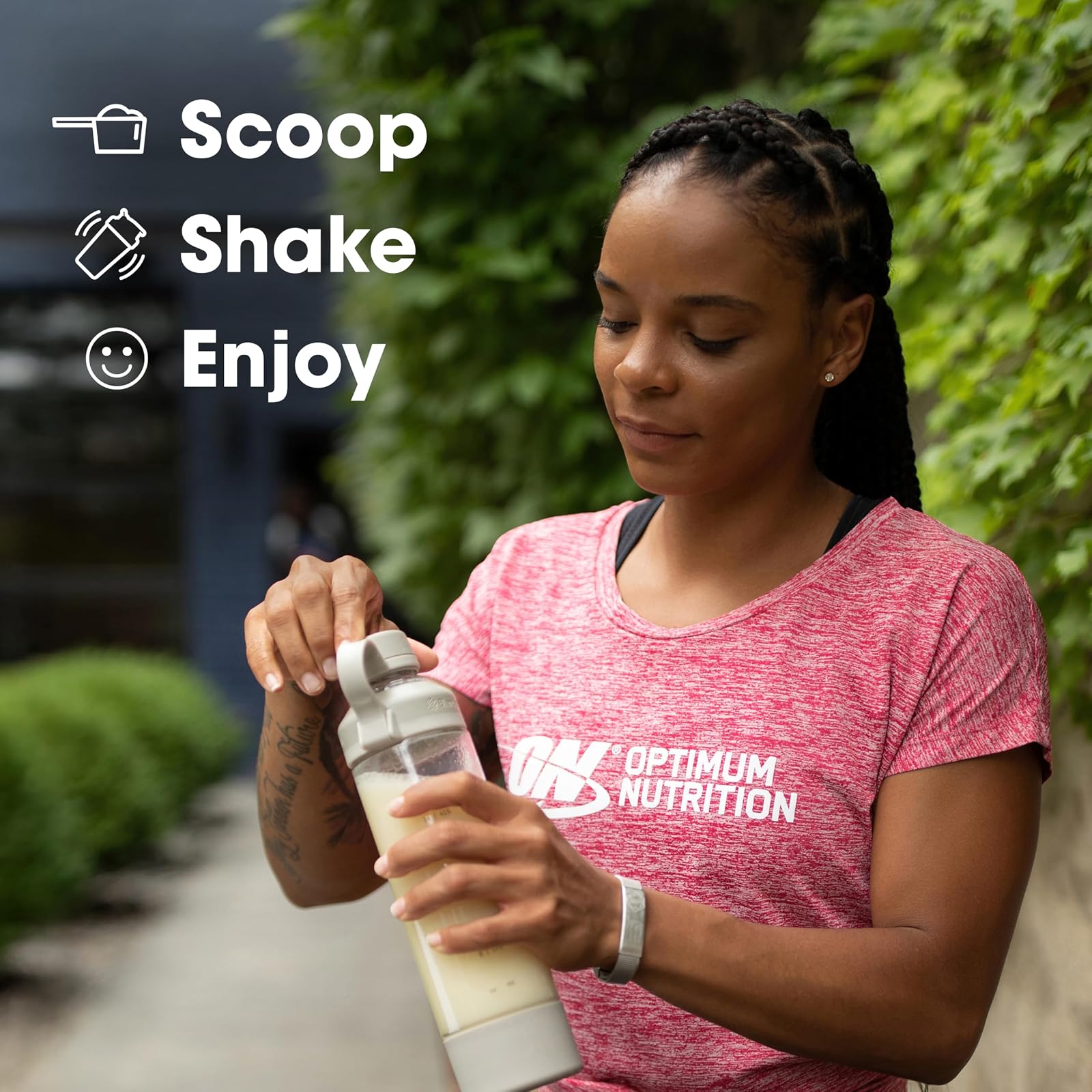 easy mixing plant based protein supplement