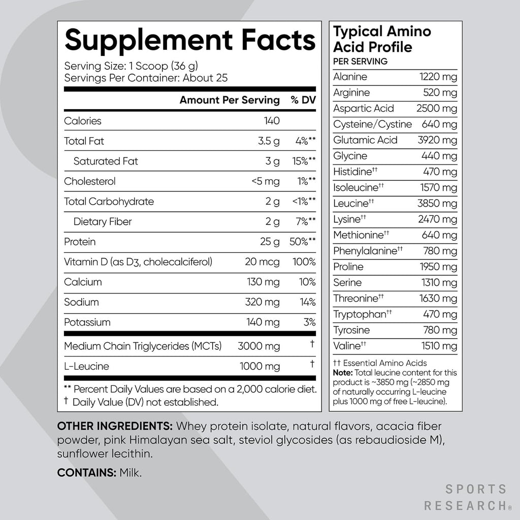 Easy mixing protein powder