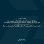 easy-mixing PURIST creatine formula