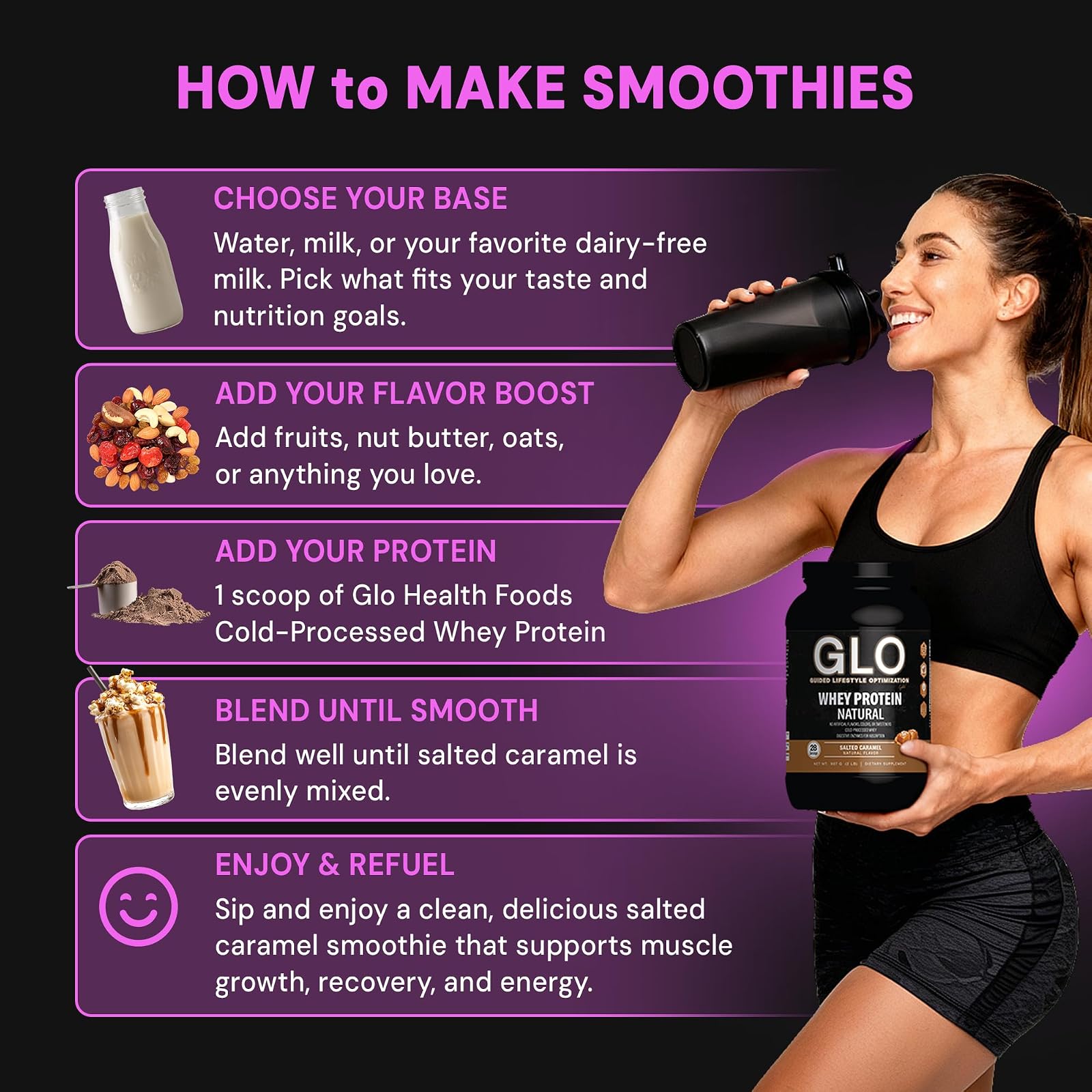 easy mixing salted caramel protein