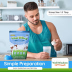 easy-mixing vanilla whey protein powder
