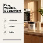easy-mixing vanilla whey protein