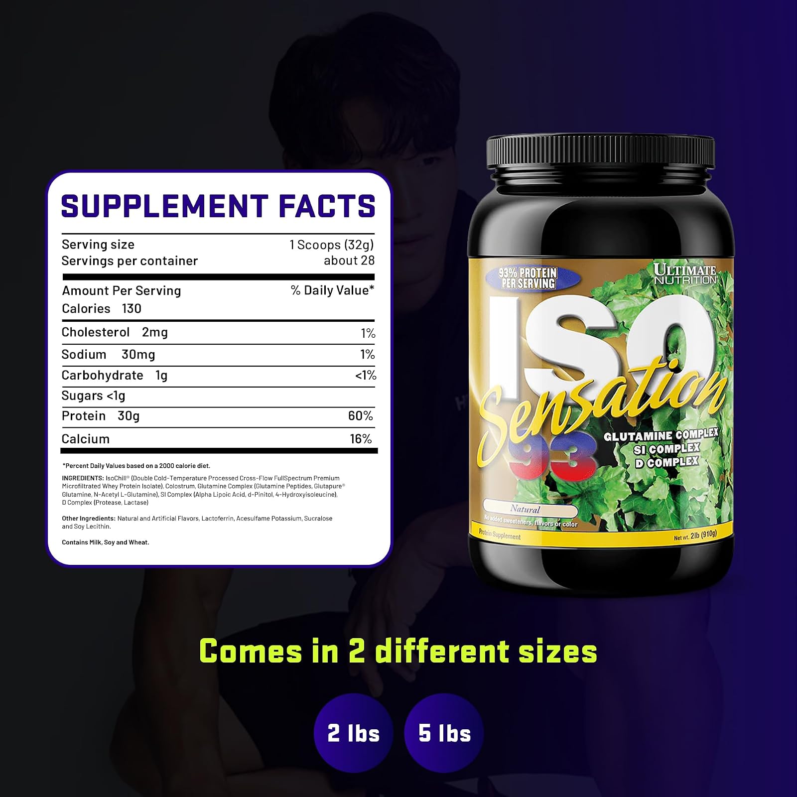 easy-mixing whey isolate supplement