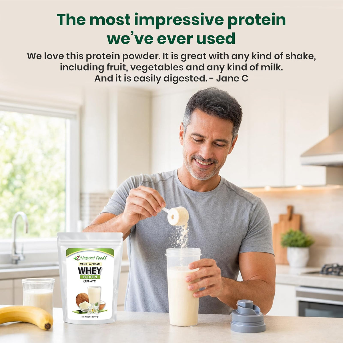 easy-mixing whey protein isolate