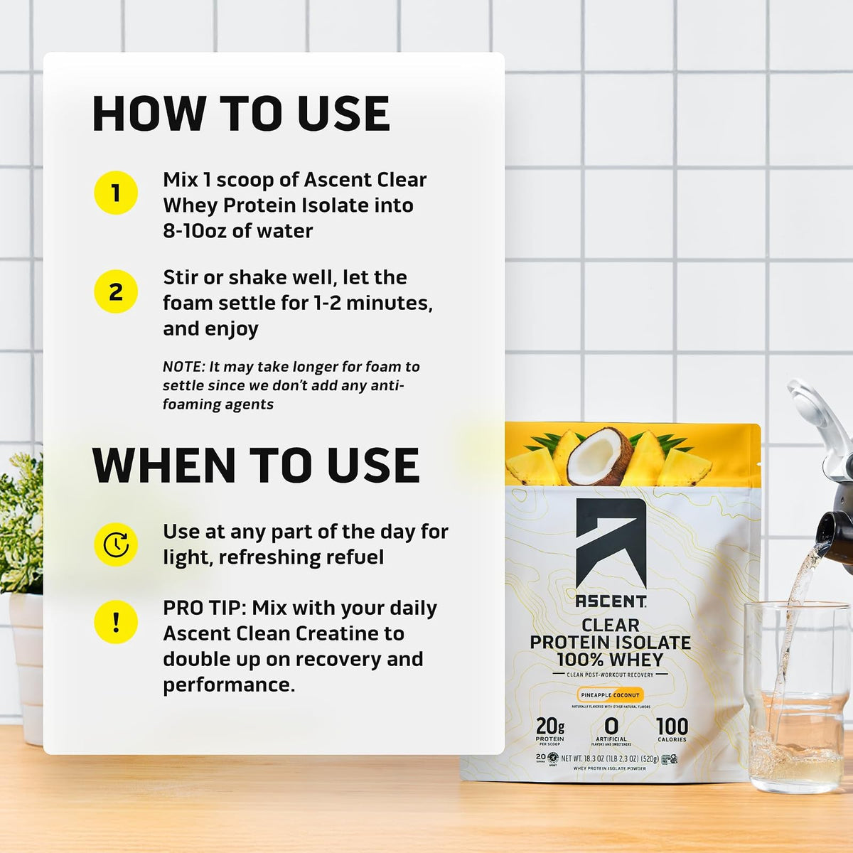 easy-mixing whey protein powder
