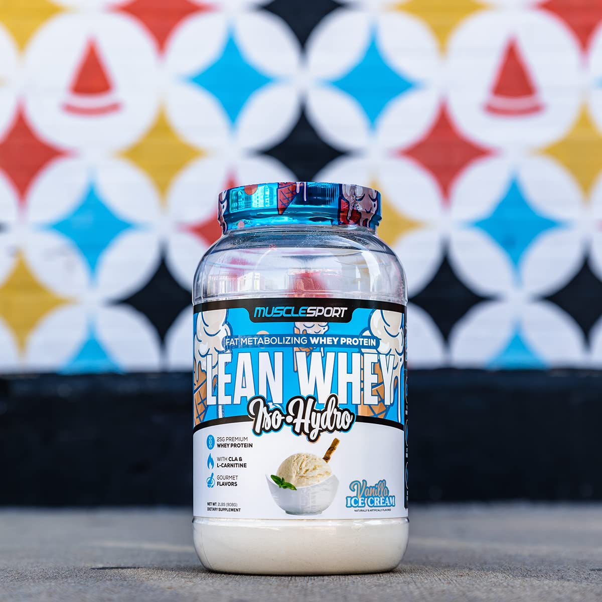 easy-mixing whey protein supplement