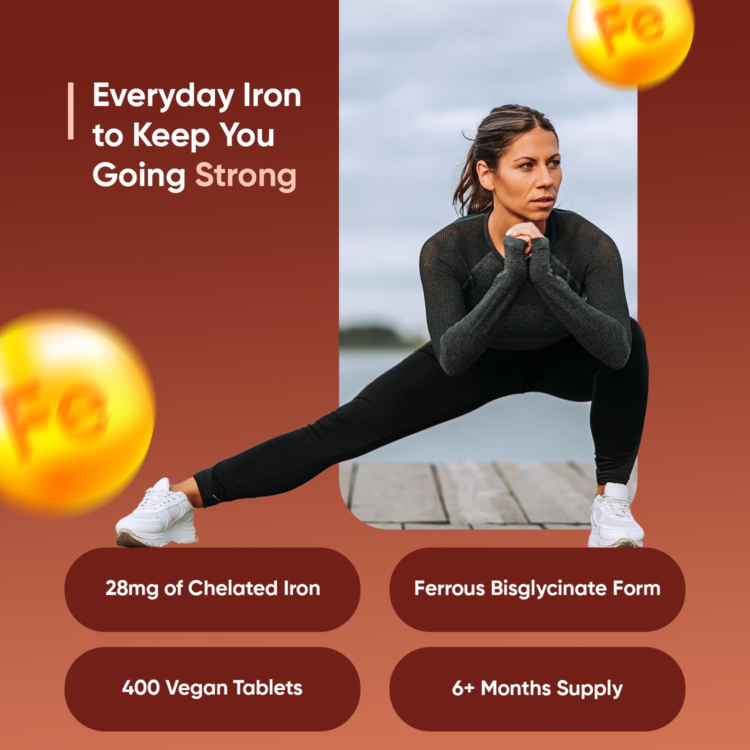 Easy on stomach iron supplement