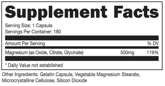 Easy on stomach magnesium capsules