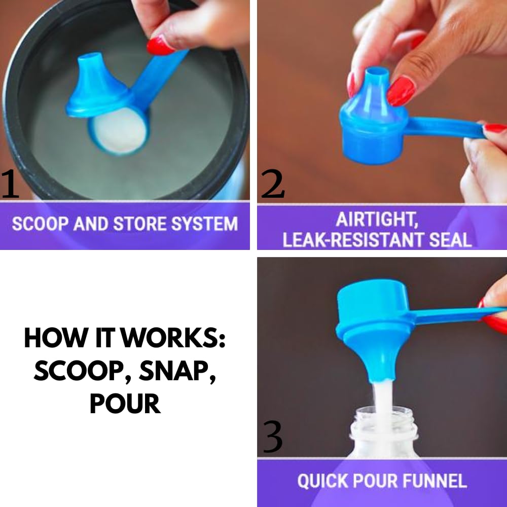Easy pre-workout powder dispenser