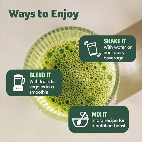 easy smoothie mix with spirulina