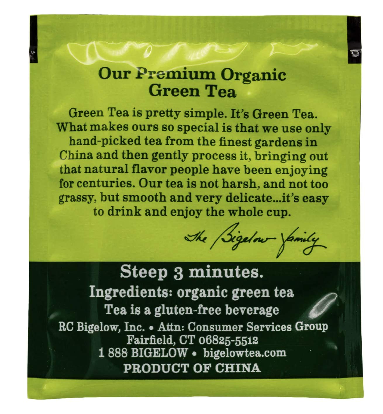 easy steep green tea for convenience