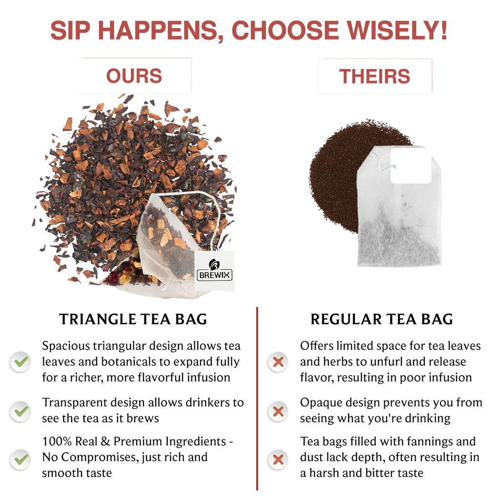 easy steep pyramid tea bags