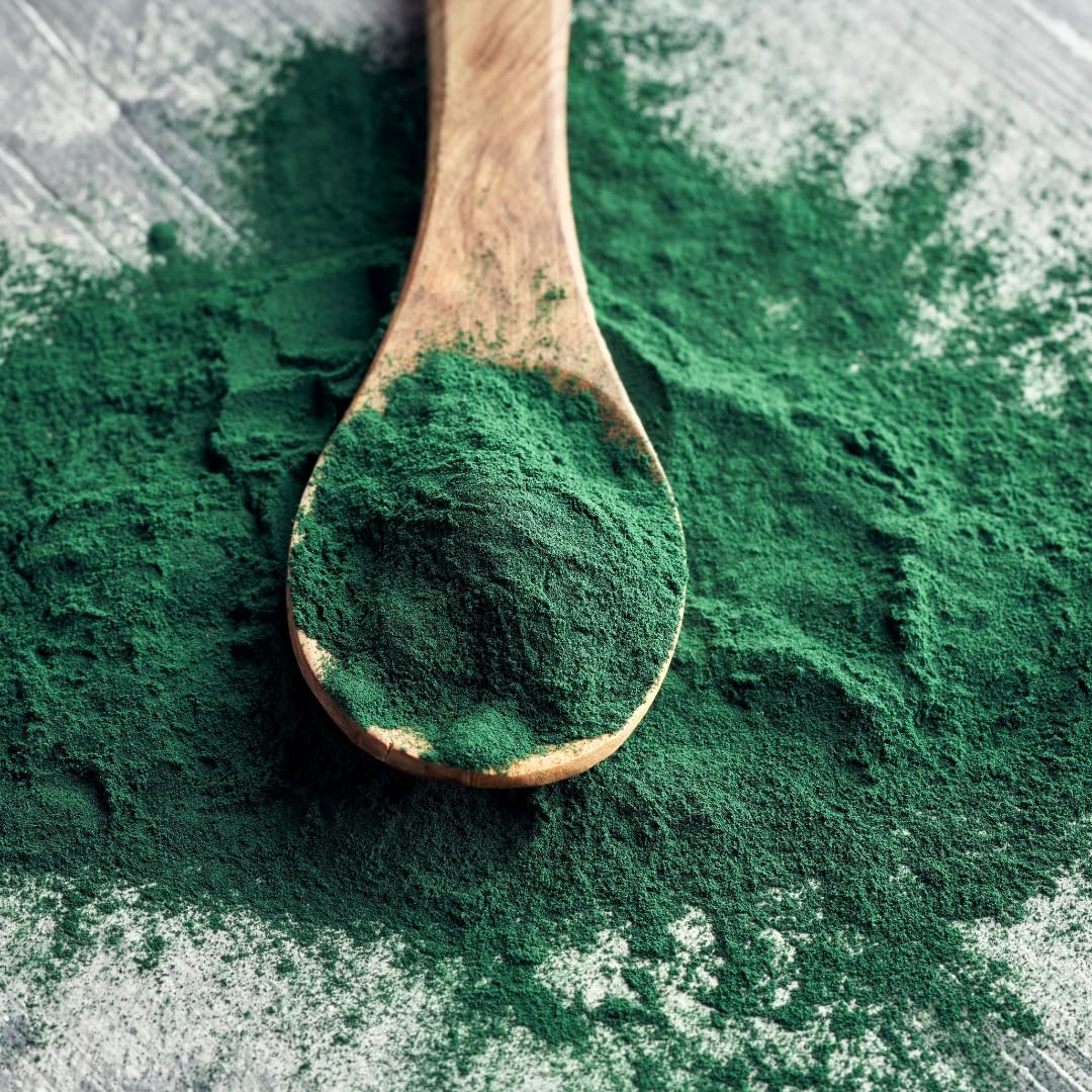 easy storage spirulina in resealable pouch