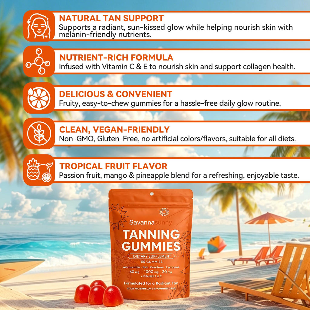 easy tanning solution with gummies