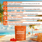 easy tanning solution with gummies