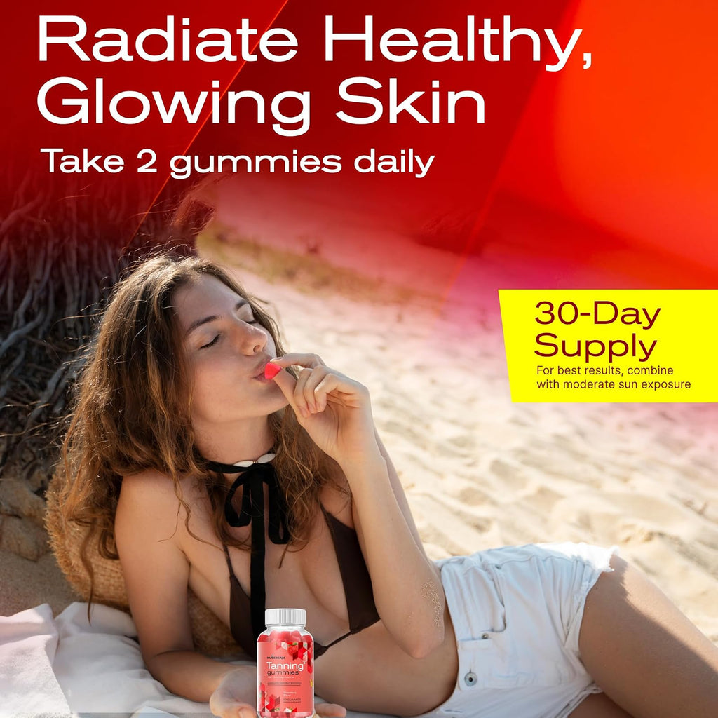 easy tanning solution with musebeam gummies