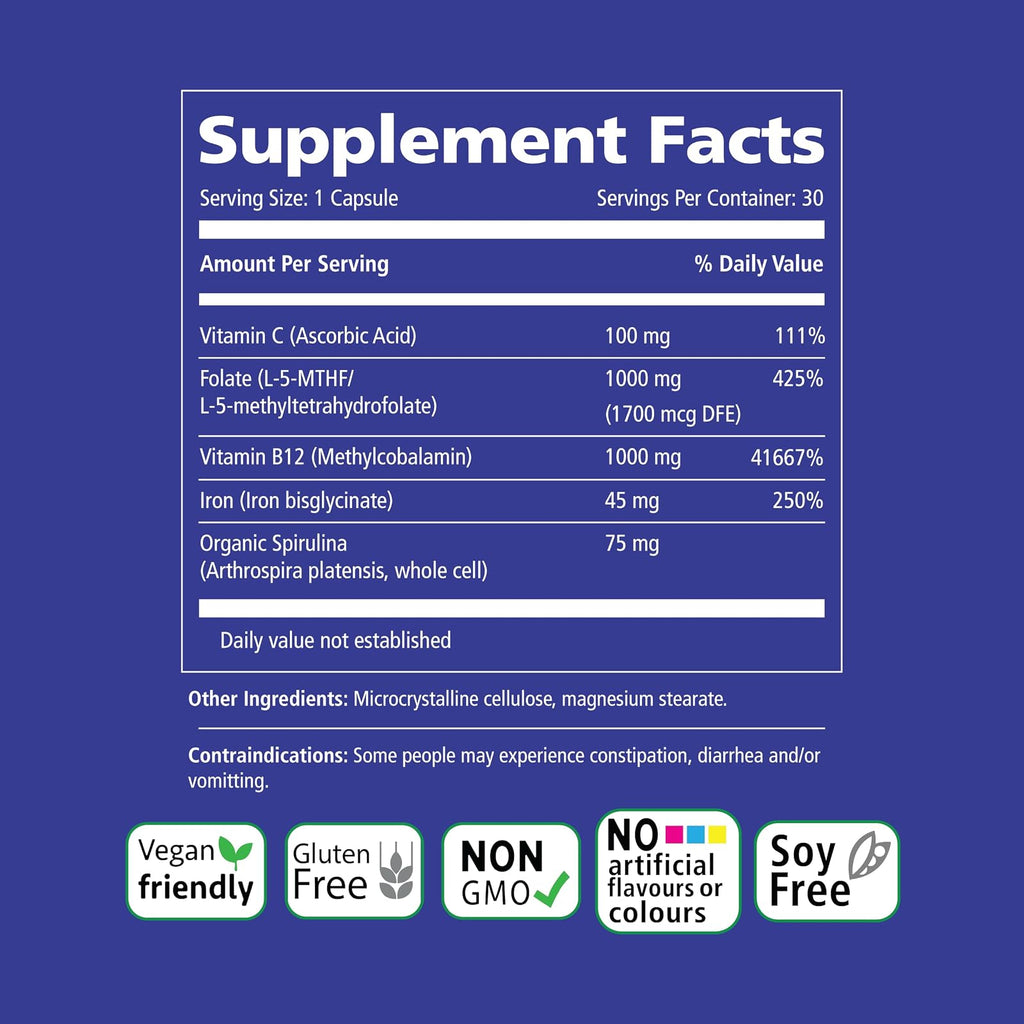 easy-to-absorb iron bisglycinate formula