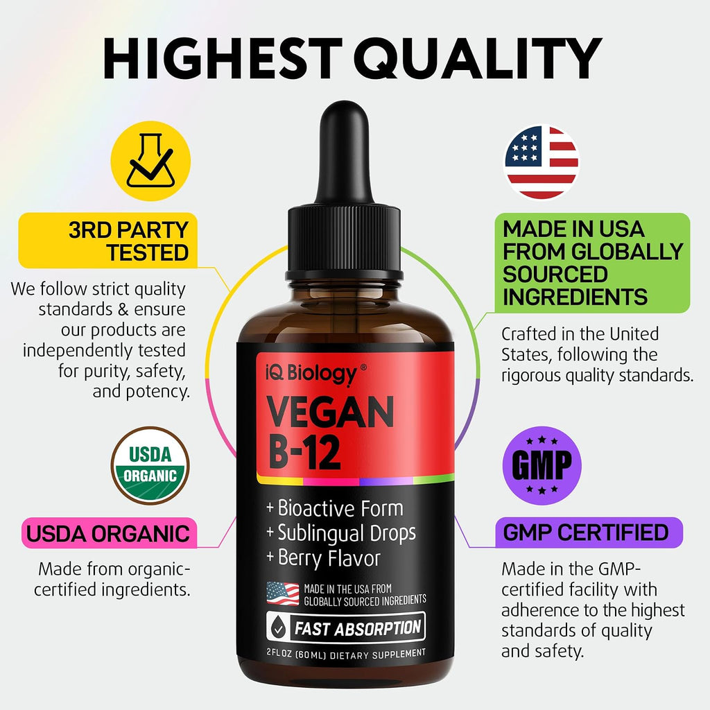 easy to absorb vitamin B12 drops