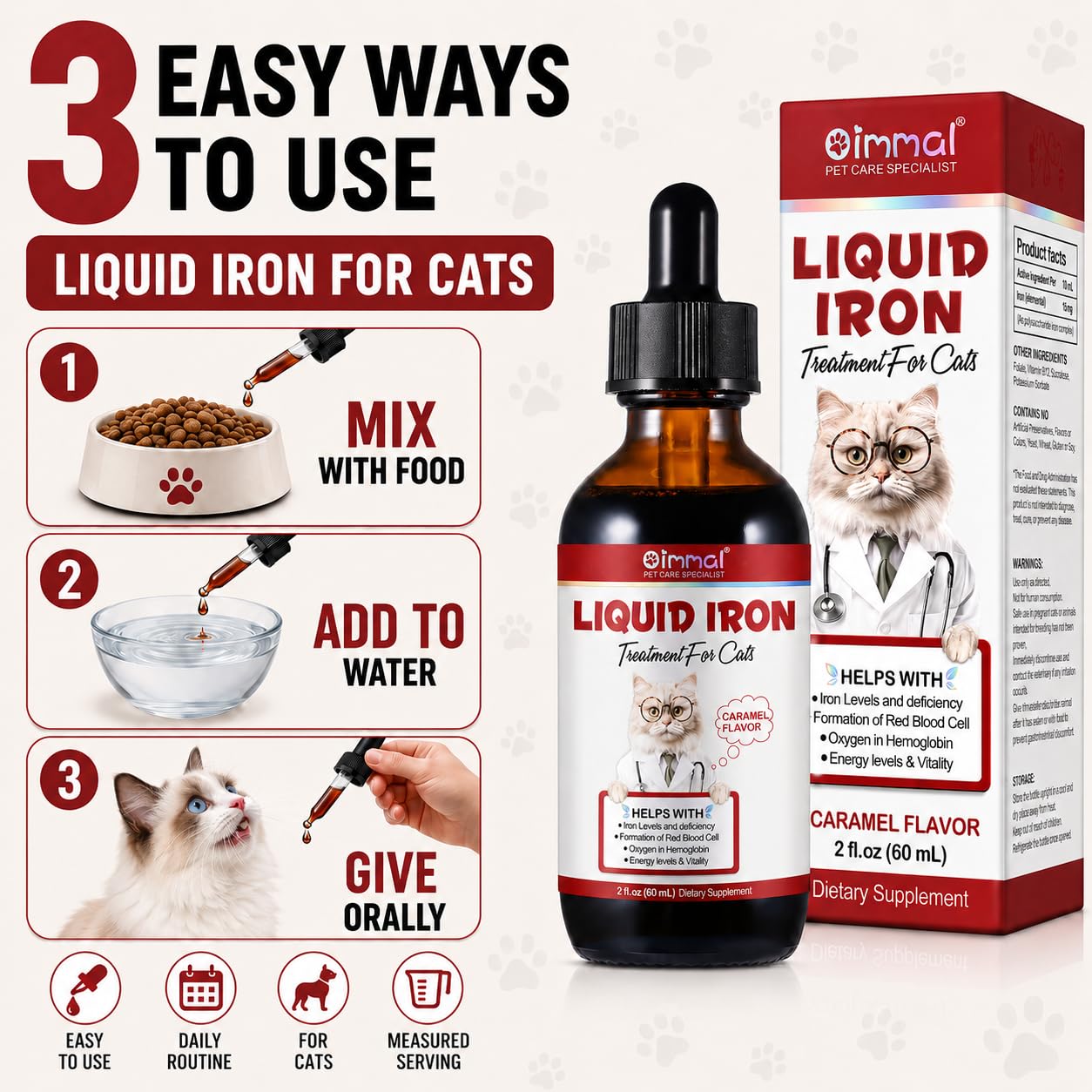 easy-to-administer iron supplement