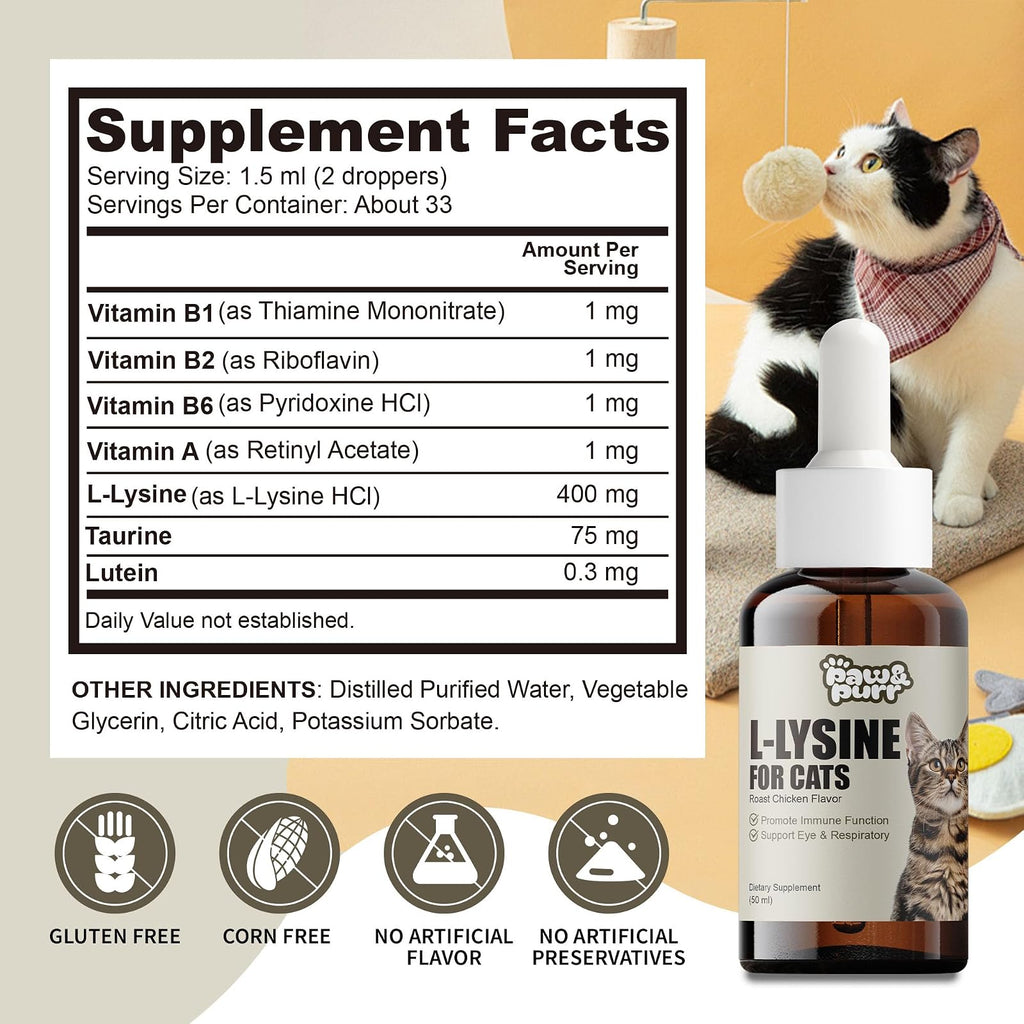 easy-to-administer l-lysine formula