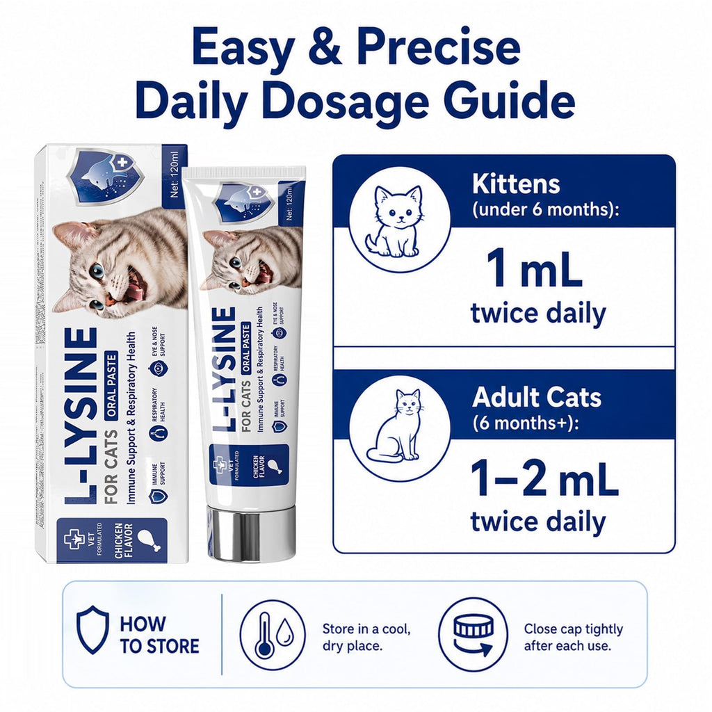 easy-to-administer L-Lysine paste