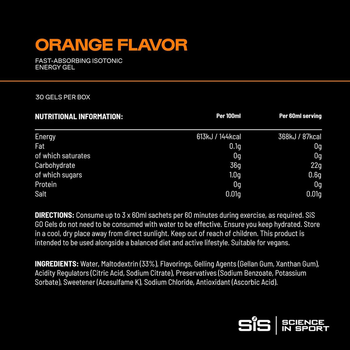 easy-to-carry energy gel for runners