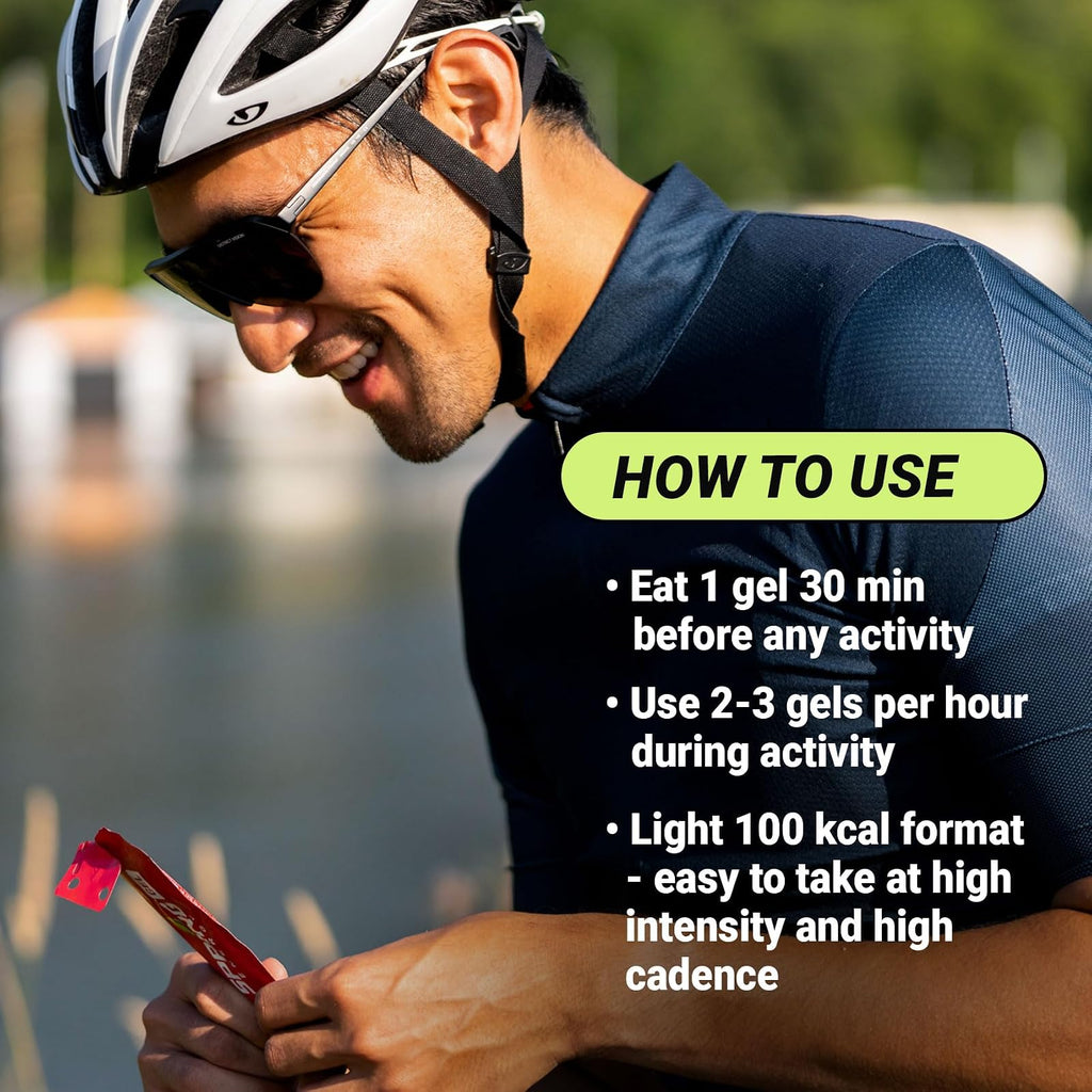 easy-to-carry energy gel packets