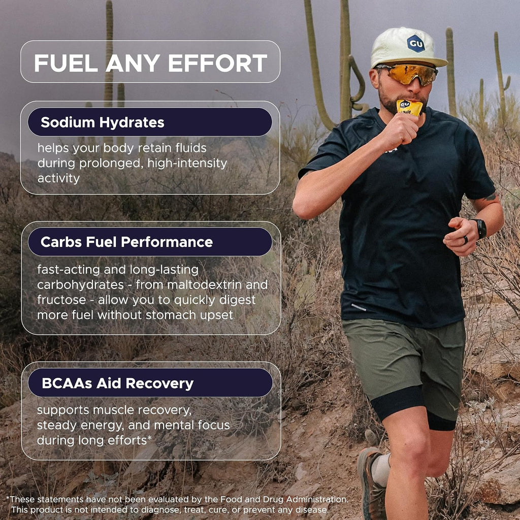 easy-to-carry energy gel packets