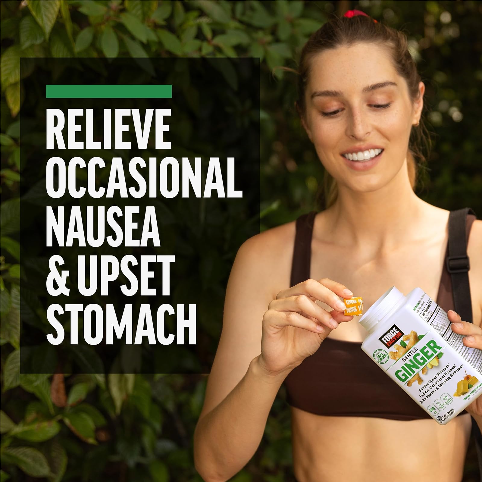 easy-to-carry ginger chews for nausea