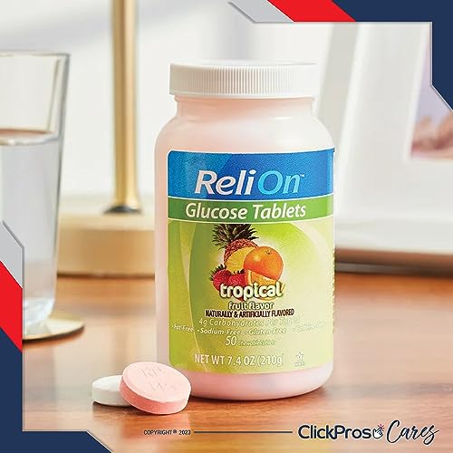 easy to carry glucose tablets