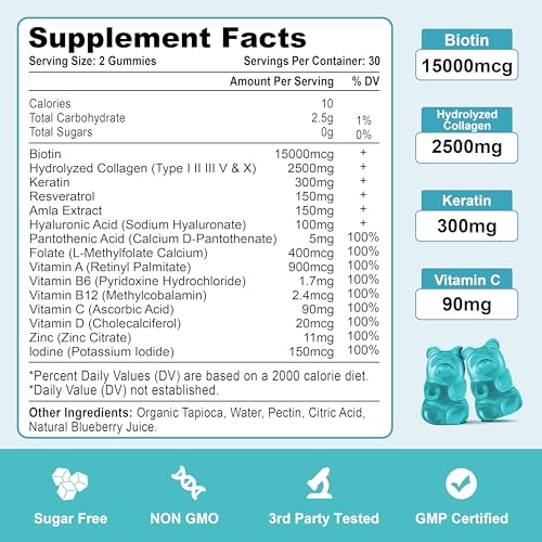 easy to chew biotin collagen gummies