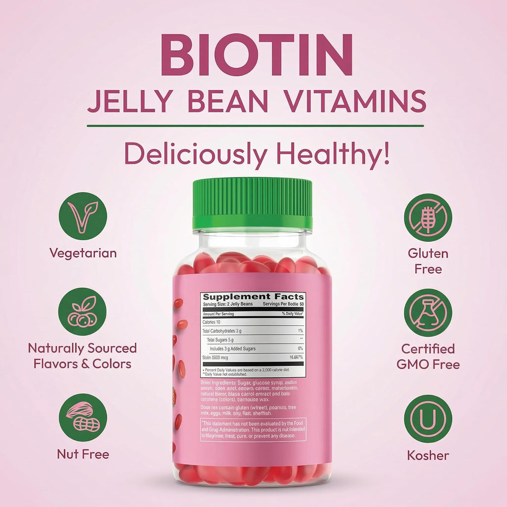 easy to chew biotin gummies