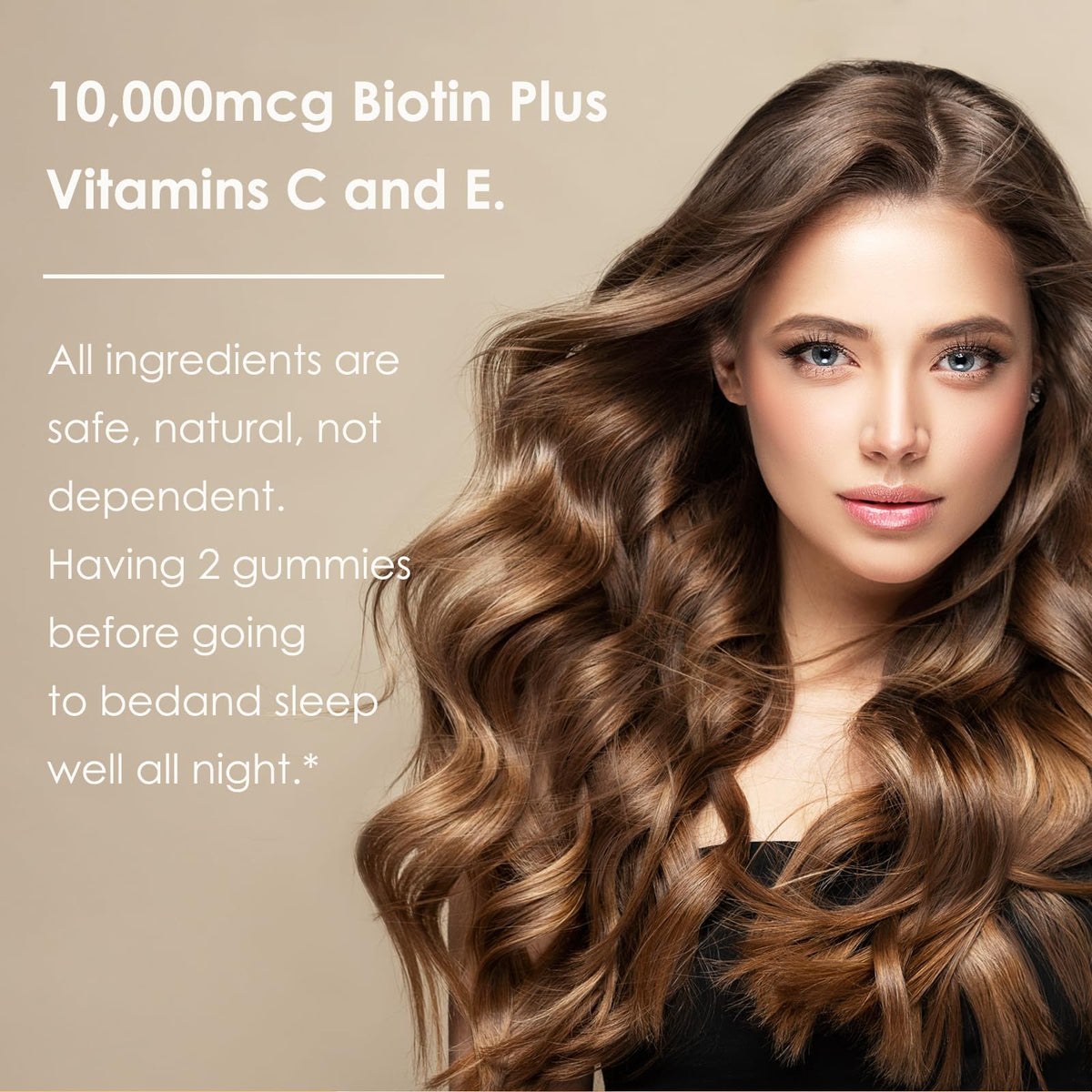 easy-to-chew biotin supplement gummies