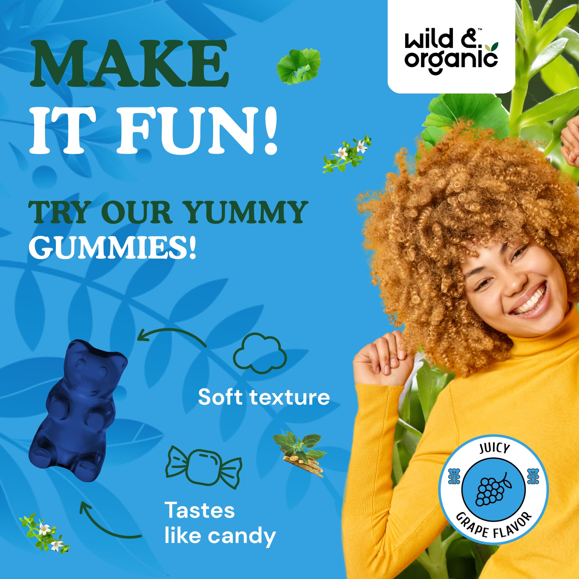 easy to chew brain health gummies