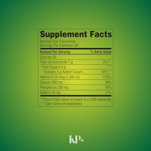 Easy to chew calcium and vitamin D