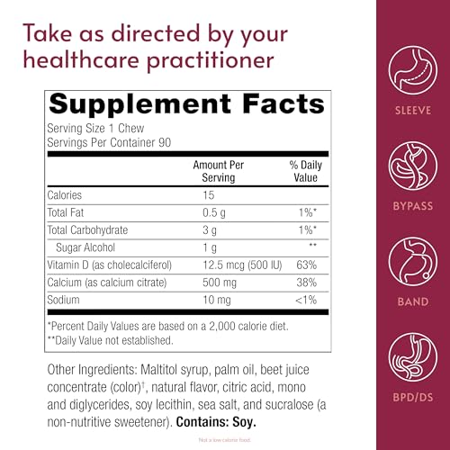 easy to chew calcium citrate bites