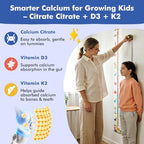 Easy-to-chew calcium citrate for children