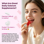 Easy-to-chew calcium citrate gummies
