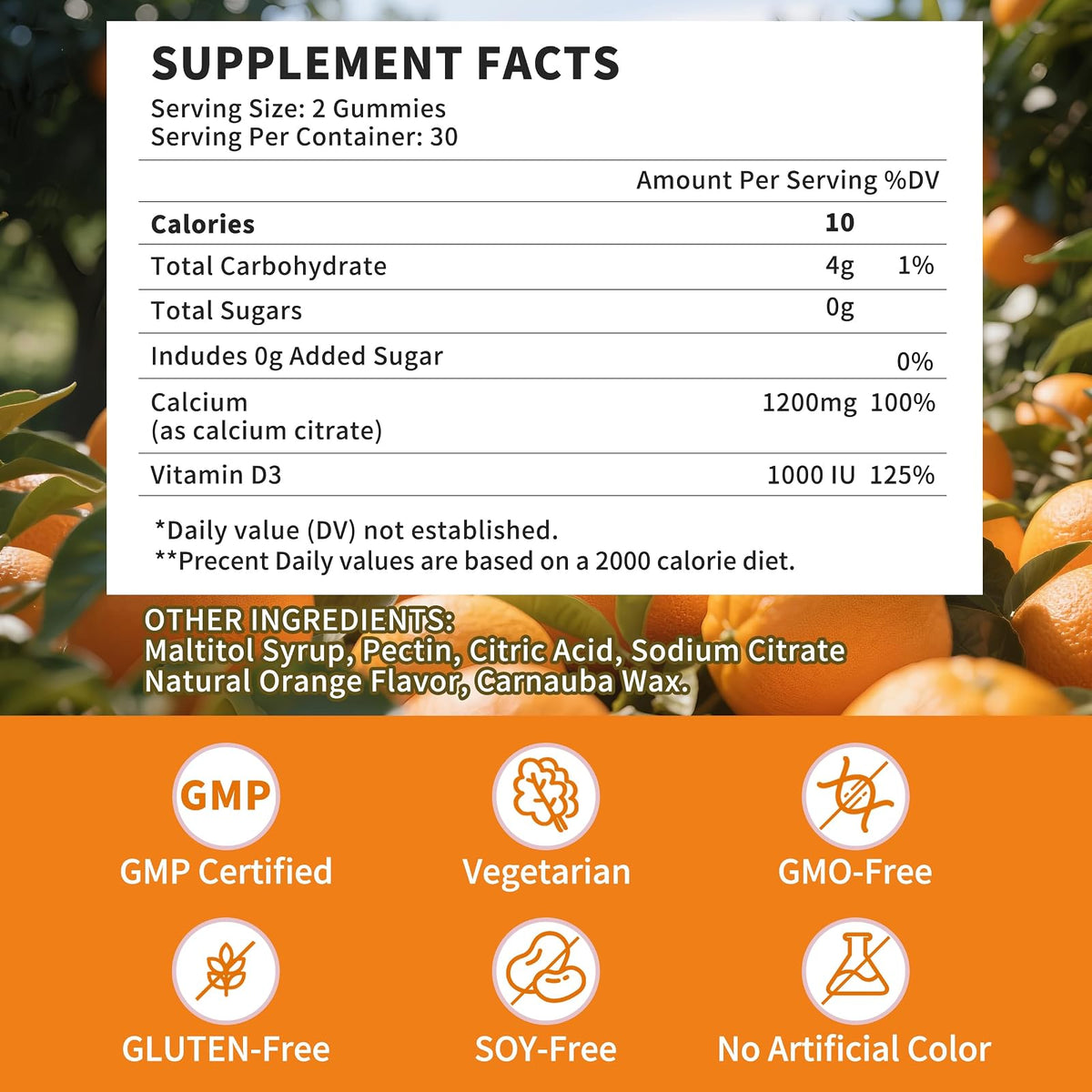 easy to chew calcium citrate gummies